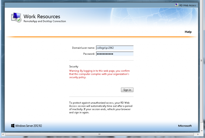 Accessing Remote Desktop Services (RDS) with Windows | Columbia College ... Accessing Remote Desktop Services (RDS) with Windows | Columbia College ...